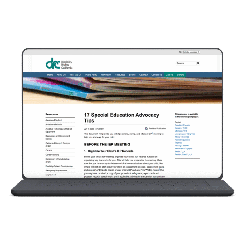 17 Special Education Advocacy Tips - Thompson Policy Institute