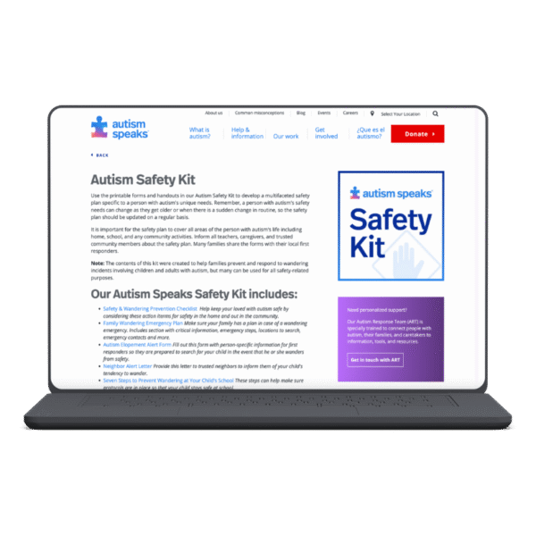 Autism Safety Kit - Thompson Policy Institute